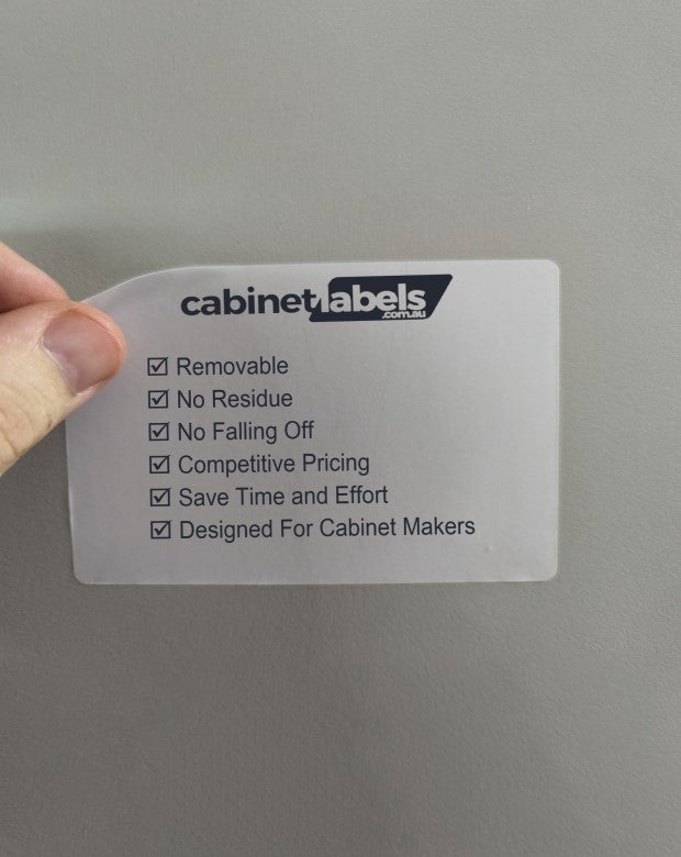 Quality Removable Cabinetry Labels/Stickers – Cabinet Labels